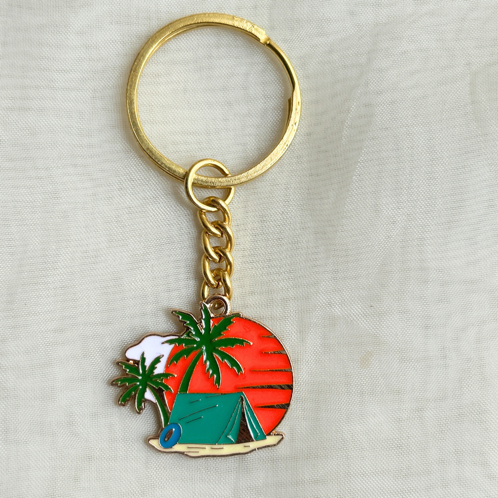 Tent Keychain - The Travel + Vacation Collection – Scrunchit